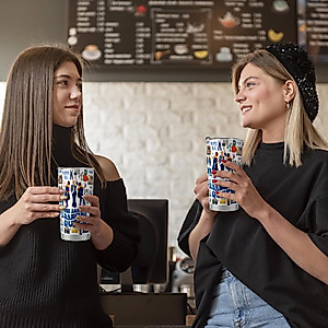 LONGXIN Mamma Fans Gifts, Stainless Steel Tumblers 20oz, Mamma Music Tumbler, Mamma Stuff Musical Comedy Gift for Family Friend Women - You Are The Dancing Queen