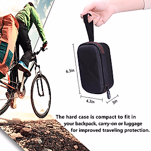 LTGEM Case Compatible with JBL Go 3 Portable Speaker, Black+Grey