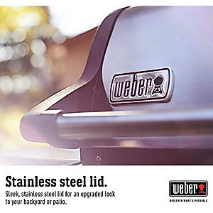 Weber Spirit S-315 Liquid Propane Gas Grill, Stainless Steel