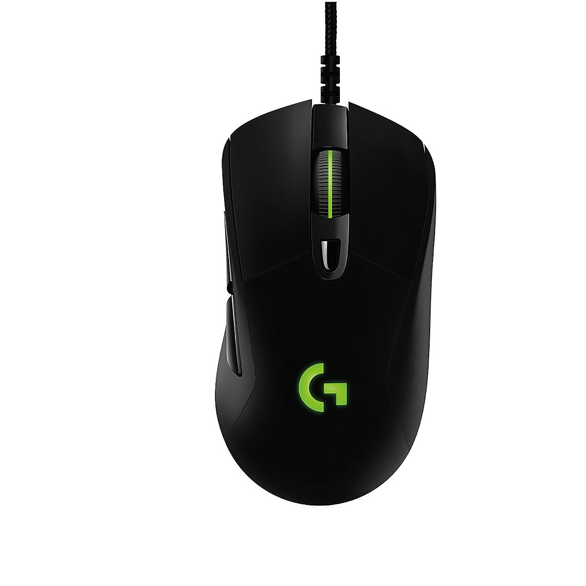 Logitech G403 Hero Wired Gaming Mouse, Hero 16K Sensor, 16000 DPI, RGB Backlit Keys, Adjustable Weights, 6 Programmable Buttons, On-Board Memory, Braided Cable, PC/Mac/Laptop - Black