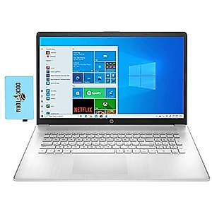 HP 17t-cn000 17.3" Touchscreen HD+ IPS Laptop (Intel i5-1135G7 4-Core, 16GB RAM, 1TB HDD, Intel Iris Xe, WiFi 5, Bluetooth 5.1, HD Webcam, Win 10 Home) with Hub