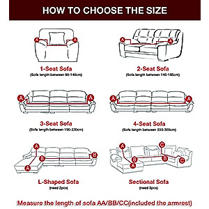 IMYOGI High Stretch Sofa Covers Super Stretch Couch Cover 1 2 3 4 Seater Thick Velvet-Plush Sofa Slipcover Non Slip Washable L-Shaped Sofa Protector with Elastic Bottom -Navy Blue-4 Seater 235-300cm