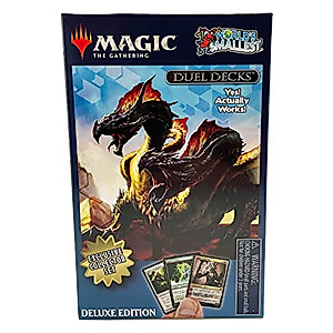 World’s Smallest Magic: The Gathering Exclusive Collector Set Featuring Ajani VS. Nicol Bolas and Heroes VS. Monsters Duel Decks, MTGCollector