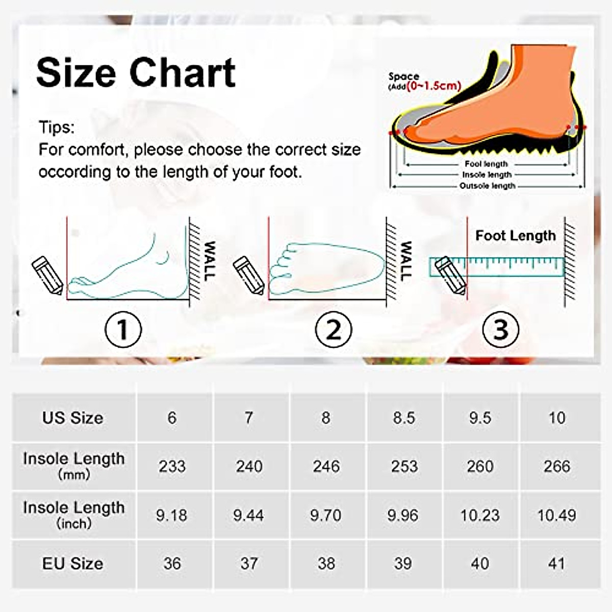 Haifago Women's Non Slip Shoes, Waterproof and Oil-Proof Chef Shoes, Women Nursing Work Shoe for Hospital Kitchens and Food Service Black