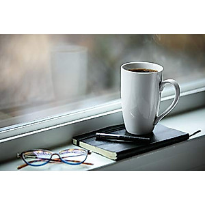 Amuse- Professional Barista Large Cozy Tall Mug for Coffee, Tea or Latte - Set of 6-16 oz