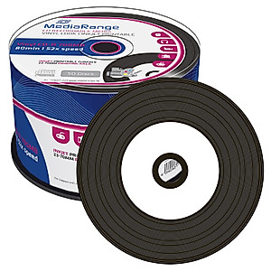 MediaRange MR226 Vinyl CDR80 700MB 52x (50) Cake Box Inkjet Printable