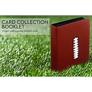 Performore Football Card Binder 9-Pockets Fits 450 Pockets, The Ultimate Football Zippered Ring Binder Card Holder Includes 25pages for sports trading cards. Organize and protect your cards like a pro