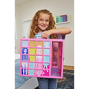 Barbie Dream Closet Playset with 30+ Clothes and Accessories Including 5 Outfits, Plus Mirror, Desk and Rotating Rack