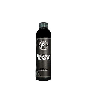 ExoForma Black Trim Restorer - Restores Factory Black to Plastic Trim - Protects Against UV Rays - Unique Dye-Infused Formula Lasts 6+ Months - Helps Conceal Scratches & Scuff Marks - Works in Seconds