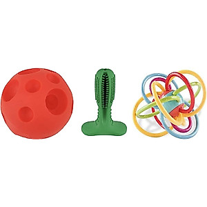 Pet Box Bundle: Assorted Toys for Dogs Pigs Rabbits Cats and Small Animals - Interactive Playtime Variety Pack with Treat Balls Snuffle Mats Games & Toys