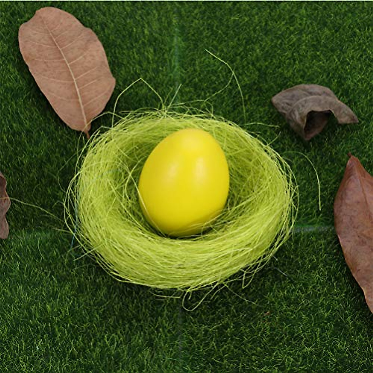 SOIMISS 6pcs Easter Party Supplies Nests Easter Table Decorations Simulation Birds Nest Natural Ornaments Decorative Easter Nest Garden Artificial Nest Moss Bird Nest The Bird's Nest Chick