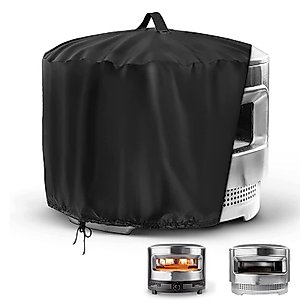 Rilime Cover for Solo Stove Pizza Oven,Waterproof Cover for Solo Stove Pi Pizza Oven Outdoor,Wood Burning Pizza Oven Accessories,Black