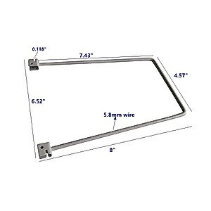 FixtureDisplays® ecorative Double Slot Bookend Bracket Shelf Dividers, Clothes Organizer & Storage, Book Shelf Divider 13888-NPF