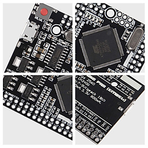 ACEIRMC 2pcs for MEGA 2560 PRO Embed CH340G/ATMEGA2560-16AU Chip with Male Pinheaders Compatible for Arduino Mega2560 Module