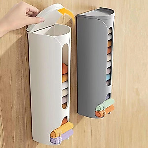 JQUAL 3 Pcs Wall Mounted Underwear Storage Box, Wall Mounted Socks Panties Storage Box, Underwear Storage Organizer Dispenser, Punch Free Multifunctional Storage Box (Blue)