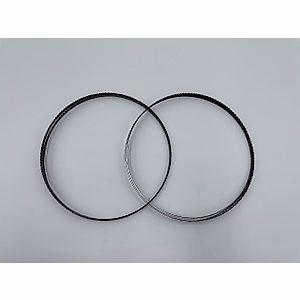 AYAO 59-1/2-Inch X 1/4-Inch X 6TPI Bandsaw Blades to Fit Ryobi, B&D, Craftsman, Tradesman, Pro-Tech, Collins Skil and Wen BA3959 9" Band Saws (2 Pack)