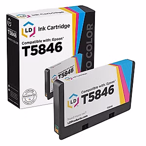 LD Remanufactured Ink Cartridge Replacement for Epson T5846 (Photo Color)