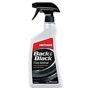 Mothers 06924 Back-to-Black Tire Shine, 24 fl. oz.