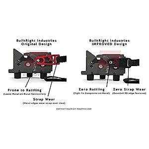 BuiltRight Industries Rear Seat Release with RED Strap for Ford F-150 (2009+), F-250/350 (2017+) - The Original, Made in USA…