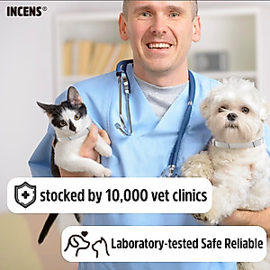 INCENS Calming Collar for Cats, Cat Calming Collar Anxiety Relief Adjustable,Essential Oil Collar with 45 Days for Kitten Medium Large Cats purple-1Pcs