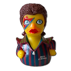 CelebriDucks - Ziggy Starduck - Floating Rubber Ducks - Collectible Bath Toy Gift for Kids & Adults of All Ages