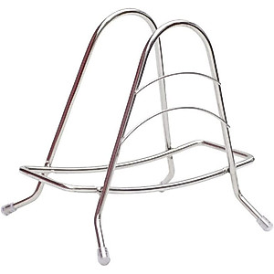 LENITH Cutting Board Storage Rack Stainless Steel Wire Chopping Board Board Holder Stand fit, Organizer Kitchen (Triangle)