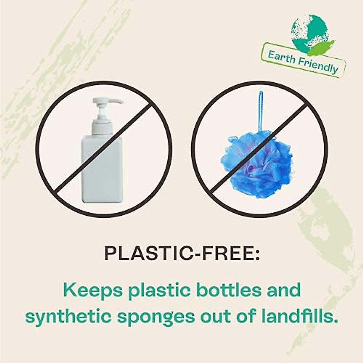 MightyNest Bath & Body Plastic Free Shower Set | HiBar Maintain Shampoo Bar and Conditioner Bar, Travel Size | Lemongrass Bar Soap | Compostable Konjac Body Sponge | Zero Waste and Vegan