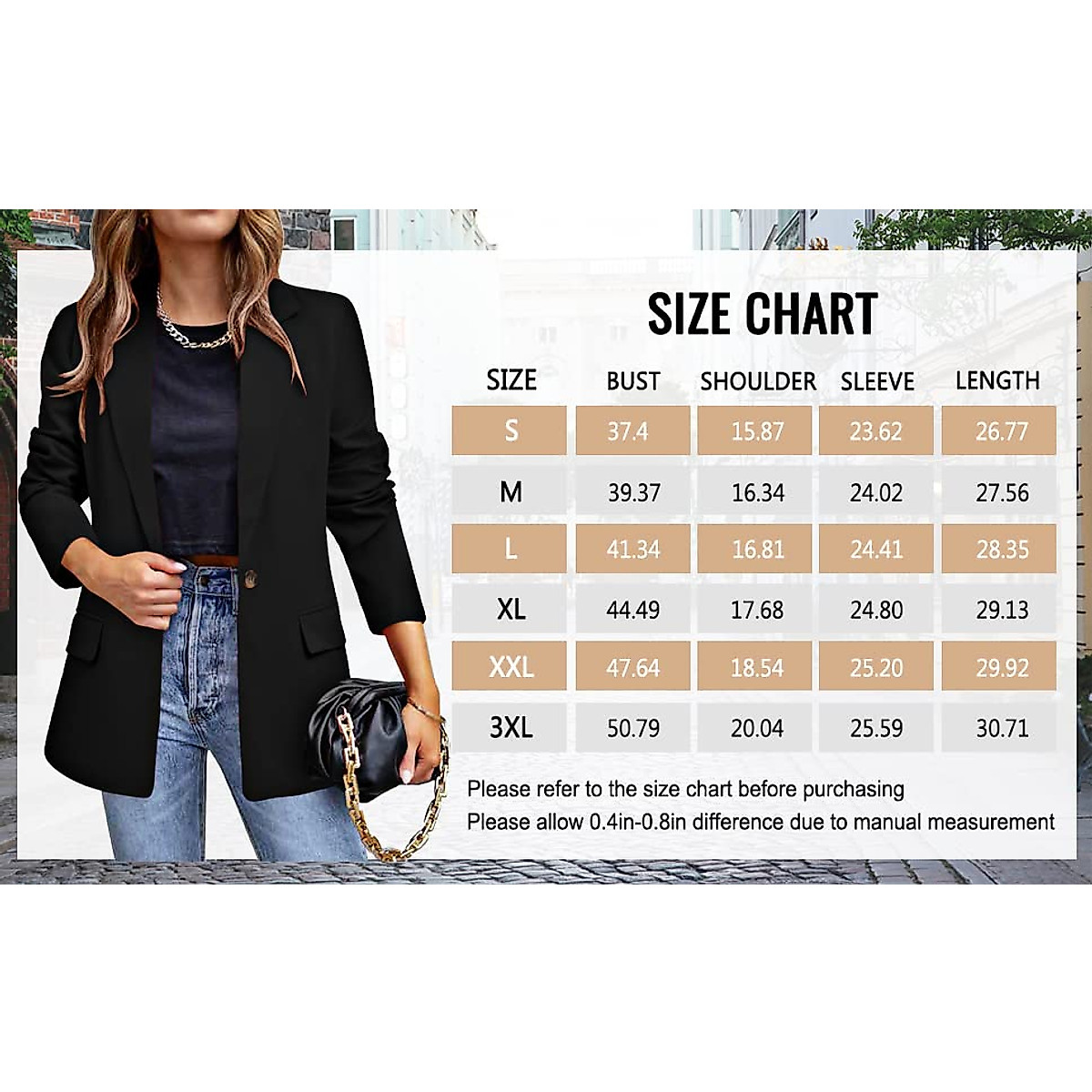 CRAZY GRID Womens Casual Blazer Long Sleeve Business Suit Jacket Open Front Button Work Office Blazer Jacket Fashion Dressy Ladies Blazer Green Size Large