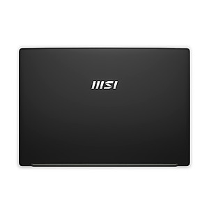 MSI Modern 14 Laptop: Intel Core i3-1215U, UHD Graphics, 14" FHD, 8GB DDR4, 512GB NVMe SSD, 180-Degree Lay-Flat, Type C, Win 11 Home: Classic Black C12M-495US