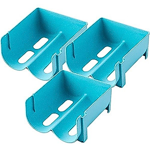 Luxshiny 3Pcs can Rack Free-Standing Bottle Holder Refrigerator can Organizer Fridge Beer Rack Refrigerator Drink Organizer Wine Racks in cabinets Office Drinks Plastic Display Stand