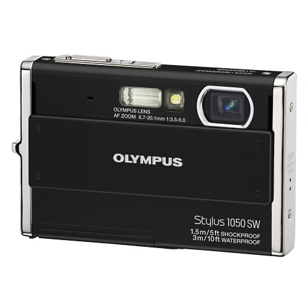Olympus Stylus 1050SW 10.1MP Digital Camera with 3x Optical Zoom (Black)
