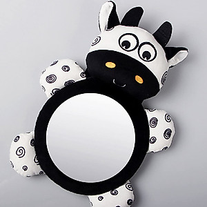 STOBOK Kids Toys Toddler Car Seat Cartoon Baby Car Mirror for Back, Car Mirror for Rear Facing Infant Child Rear Mirror Cartoon Car Mirror With Wide Angle Lens View Kids Toys Toddler Car Seat