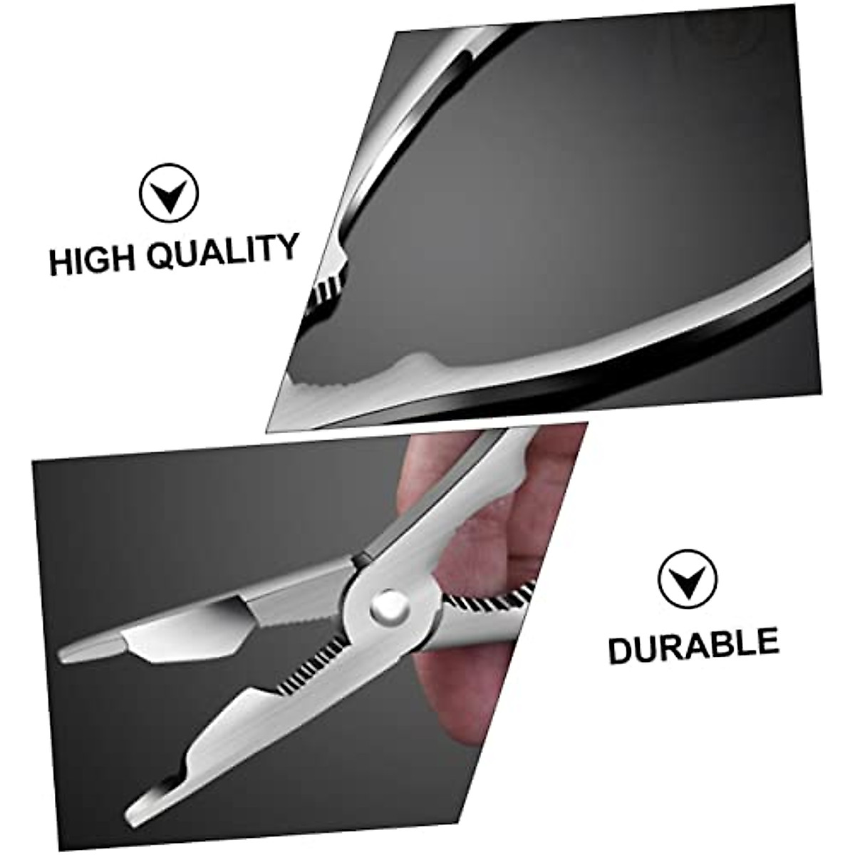 Cabilock 1 Set Crab Eating Tool Household Tools Metal Forks Stainless Steel Set Seafood Crab Utensils Seafood Sheller Seafood Eating Tools Crab Picks Crab Leg Crackers Gadgets Shelled