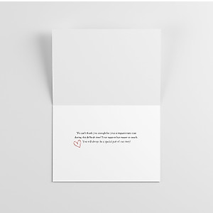 M Market On Mainstreet Special Thank You Card, 5"x7" Greeting Card w/Envelope, Made in the USA (NICU Thank You)