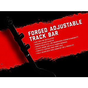 Rough Country Forged Front Adjustable Track Bar for 2014-2024 Ram 2500-31004