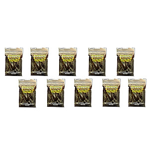 10 Packs Dragon Shield Perfect Fit Smoke Inner Sleeves Standard Size 100 ct