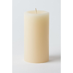 Mister Candle - Dripless 3" inch Diameter Assorted Wedding & Home Decoration Pillar Candles - Premium Wax Set (Ivory)