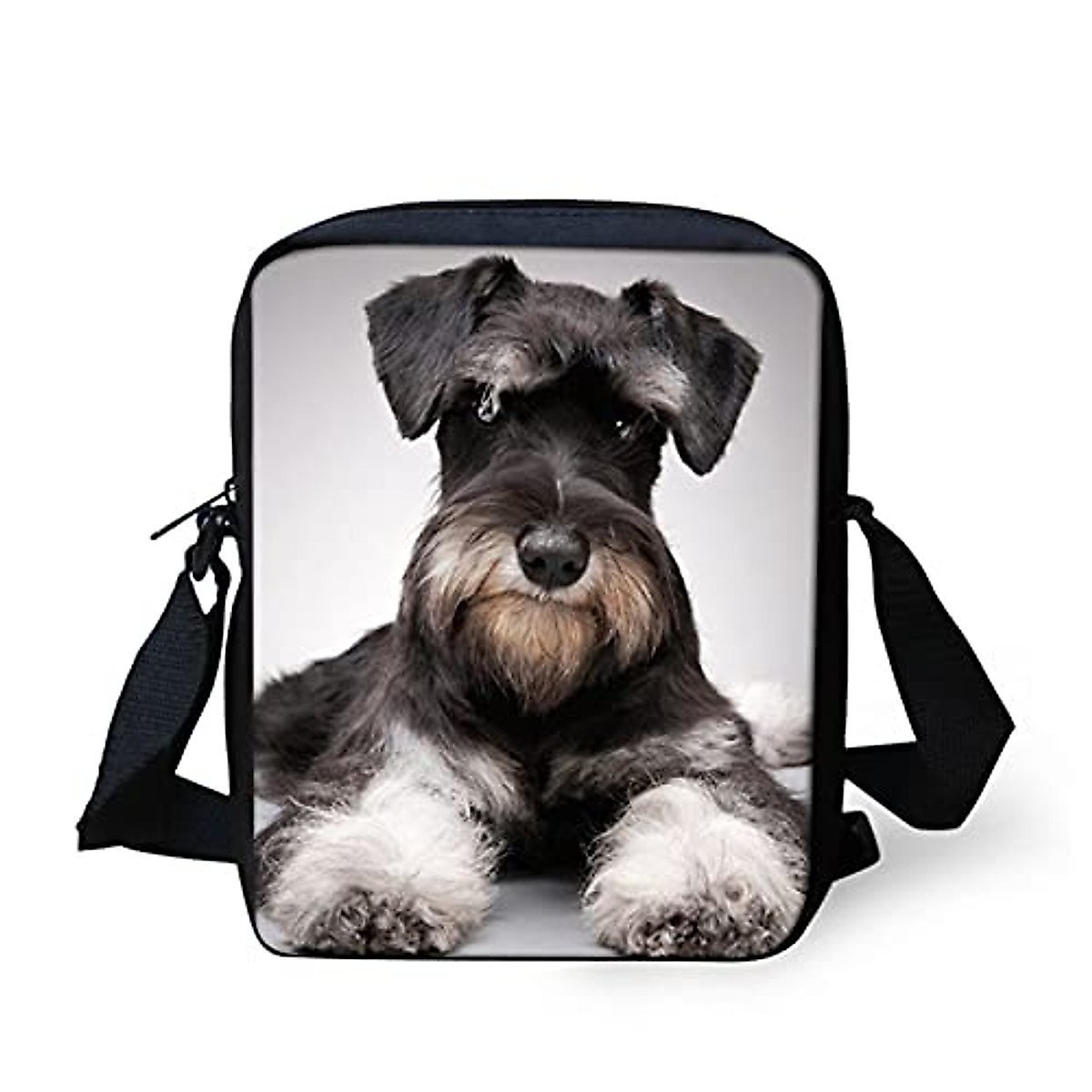 Xhuibop Schnauzer Womens Cross Body Shoulder Bags Ladies Handbags Tote Bags Travel Outdoor Purse Cute Crossbody Purse