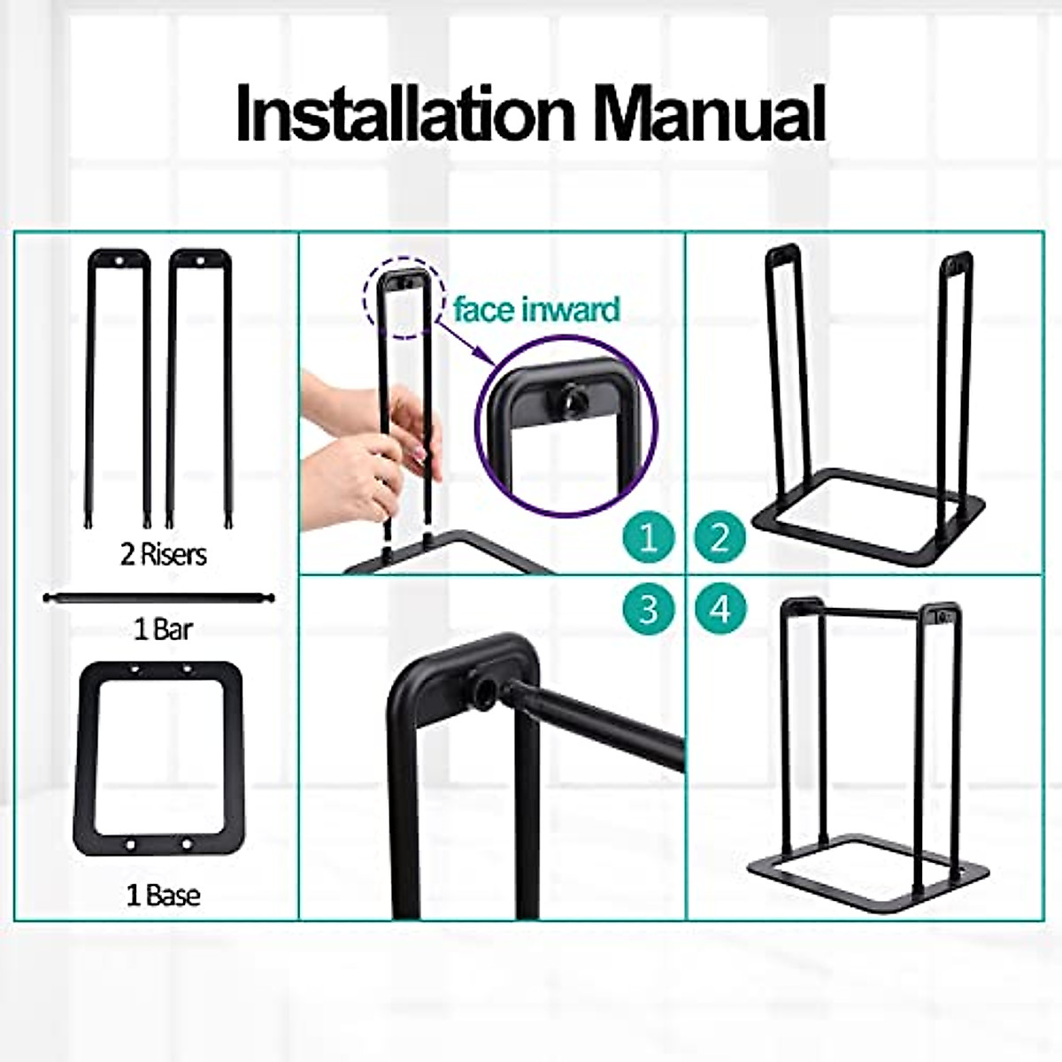 Hanger Organizer, Portable Hanger Stacker, Plastic Hanger Holder, Clothes Hanger Storage Rack Stand for Closet Laundry Room, White