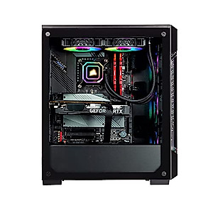 Velztorm Fenrix Prebuilt Gaming Desktop PC Liquid Cooled (Intel i9-12900K 16-Core, GeForce RTX 3070 8GB, 64GB DDR4, 2TB PCIe SSD, RGB Fans, 750W PSU, WiFi 6, BT 5.2, RJ-45, Win10Pro)