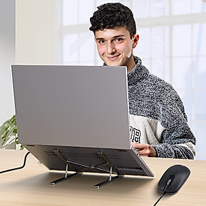 SGIN USB Wired Mouse, 1000 DPI for Computer, Laptop, PC, Comfortabe Design for Right or Left-Hand Users Reduces Muscle Strain, Black