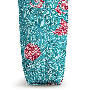 Pioneer Country Farm For Woman Turquoise and Roses Tote Bag