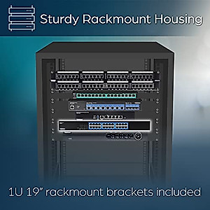 TRENDnet 24-Port Gigabit Switch, TEG-S25, 24 x Gigabit RJ-45 Ports, 48Gbps Switching Capacity, Fanless Design, Metal Enclosure, Internal Power Supply, Lifetime Protection, Black