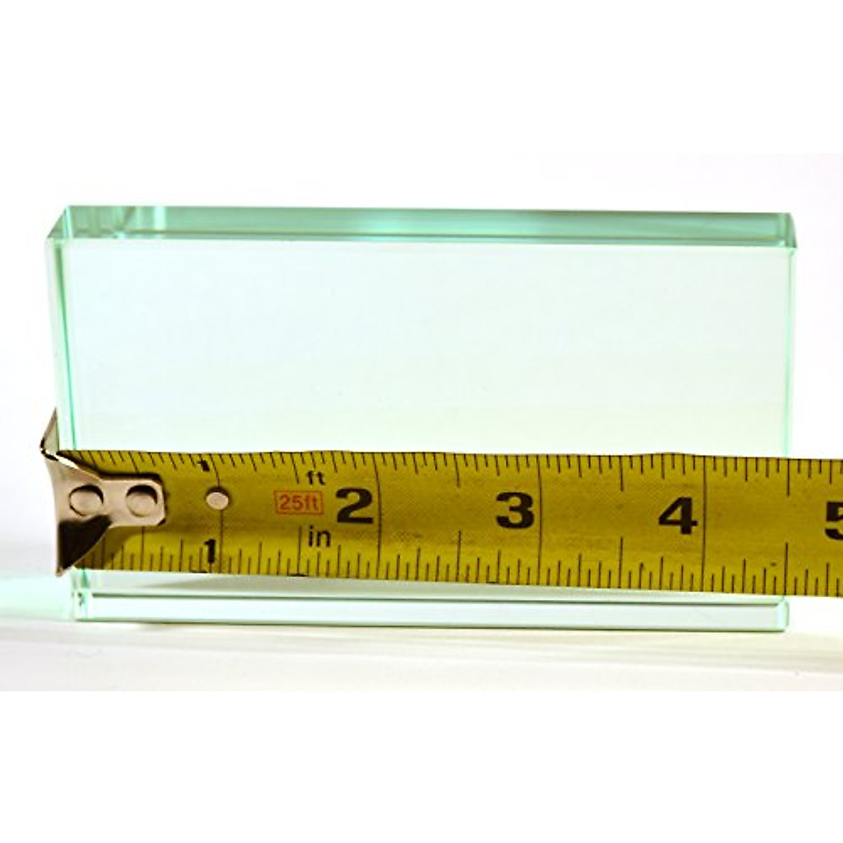 Optical Glass Rectangle: 3.9" (115mm) X 2.6" (65mm) X 0.7"(18mm), Made of high Quality Optical Glass