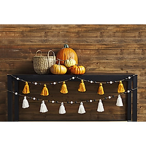 Mud Pie Halloween Tassel Garland, Pumpkin