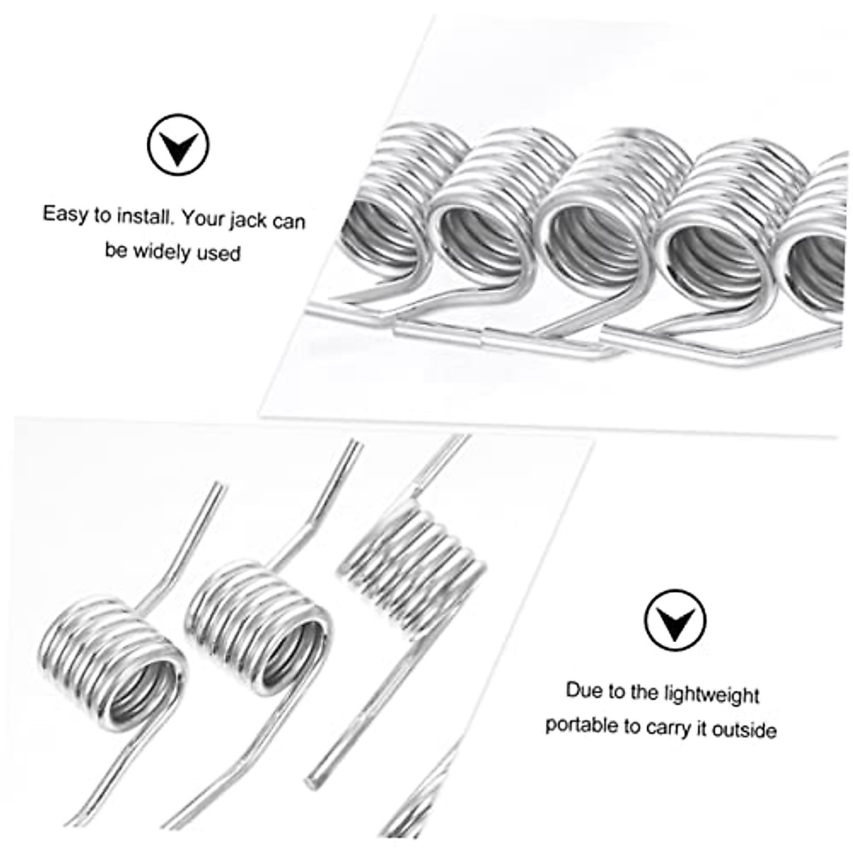 Vaguelly 6 Pcs Jack Spring car Jack auto car Accessories car Accessories for Jack Supplies Automotive Parts Refrigerator Door Spring Useful Jack Tension Spring Practical Jack Accessories
