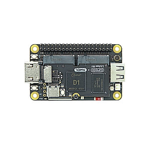 Sipeed RV Dock Pro Allwinner D1 Development Board RISC-V Linux Single Board Computer Starter Kit with 16bits 1GB DDR3 RAM Onboard WiFi Bluetooth Module Support Tina Linux Debian YoC (RTOS)