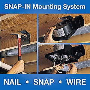 Air King BFQ 110 BFQ110 Exhaust Fan, 100-CFM, White