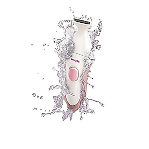 PHILIPS BikiniPerfect Advanced Women's Trimmer Kit for Bikini Line, Rechargeable Wet & Dry use, 3 attachments HP6376/61