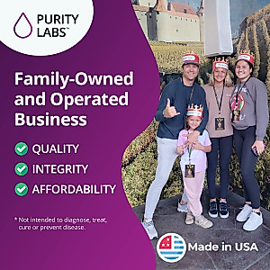 Purity Labs Pure Trans-Resveratrol Supplement + Quercetin 1500mg, Vegan Supplements for Heart, Skin Hair Nails, Anti Aging Antioxidant Supplement 90ct